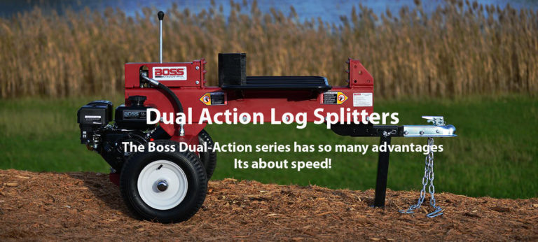 Dual Action Log Splitters - Boss Logsplitters New Zealand