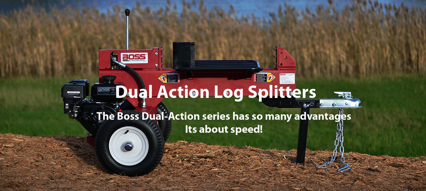 Dual Action Log Splitters Boss Logsplitters New Zealand